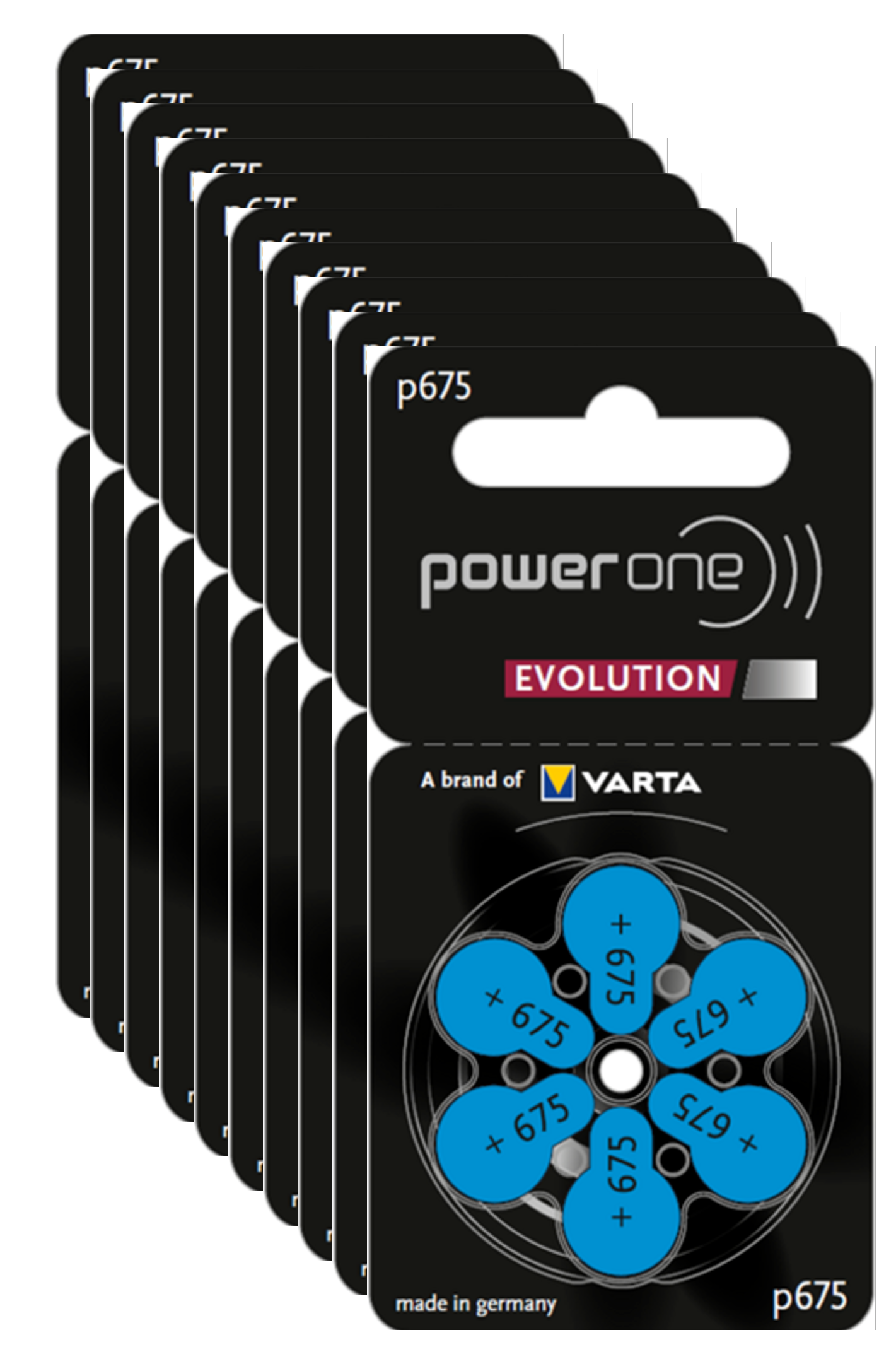 Hörgerätebatterien Power One P675 Evolution - Gleichcom AG